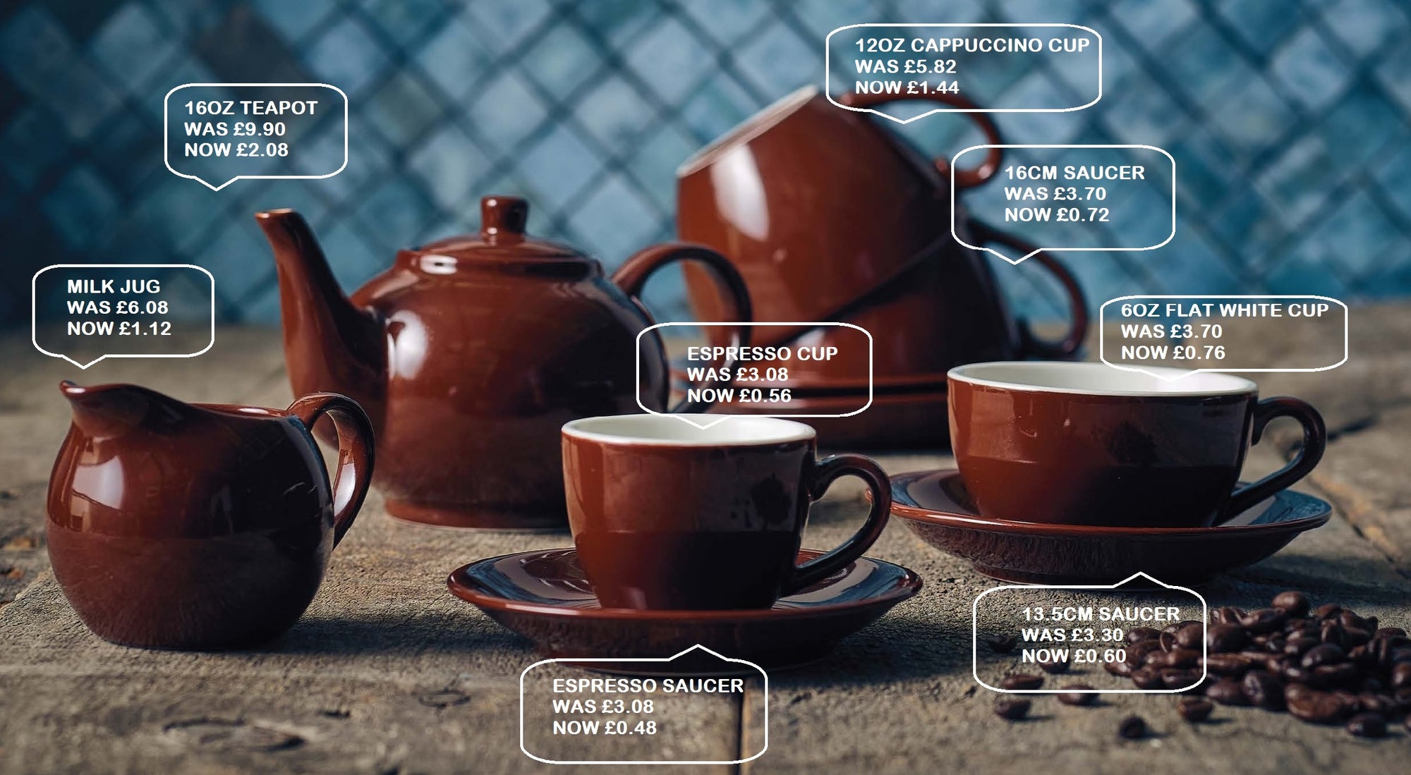 Coffeecups - Custom Printed Crockery with No Minimum Order Quantity ...